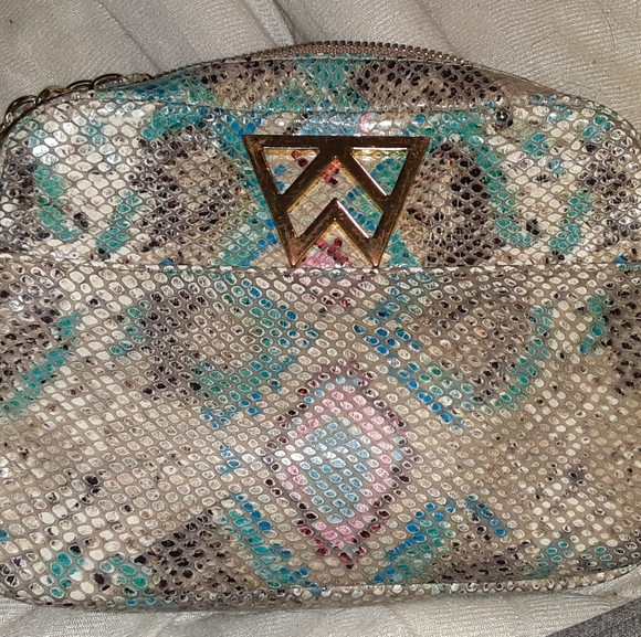 Kelly Wynne | Bags | Kelly Wynne Mingle Mingle Mini In Multi Python ...